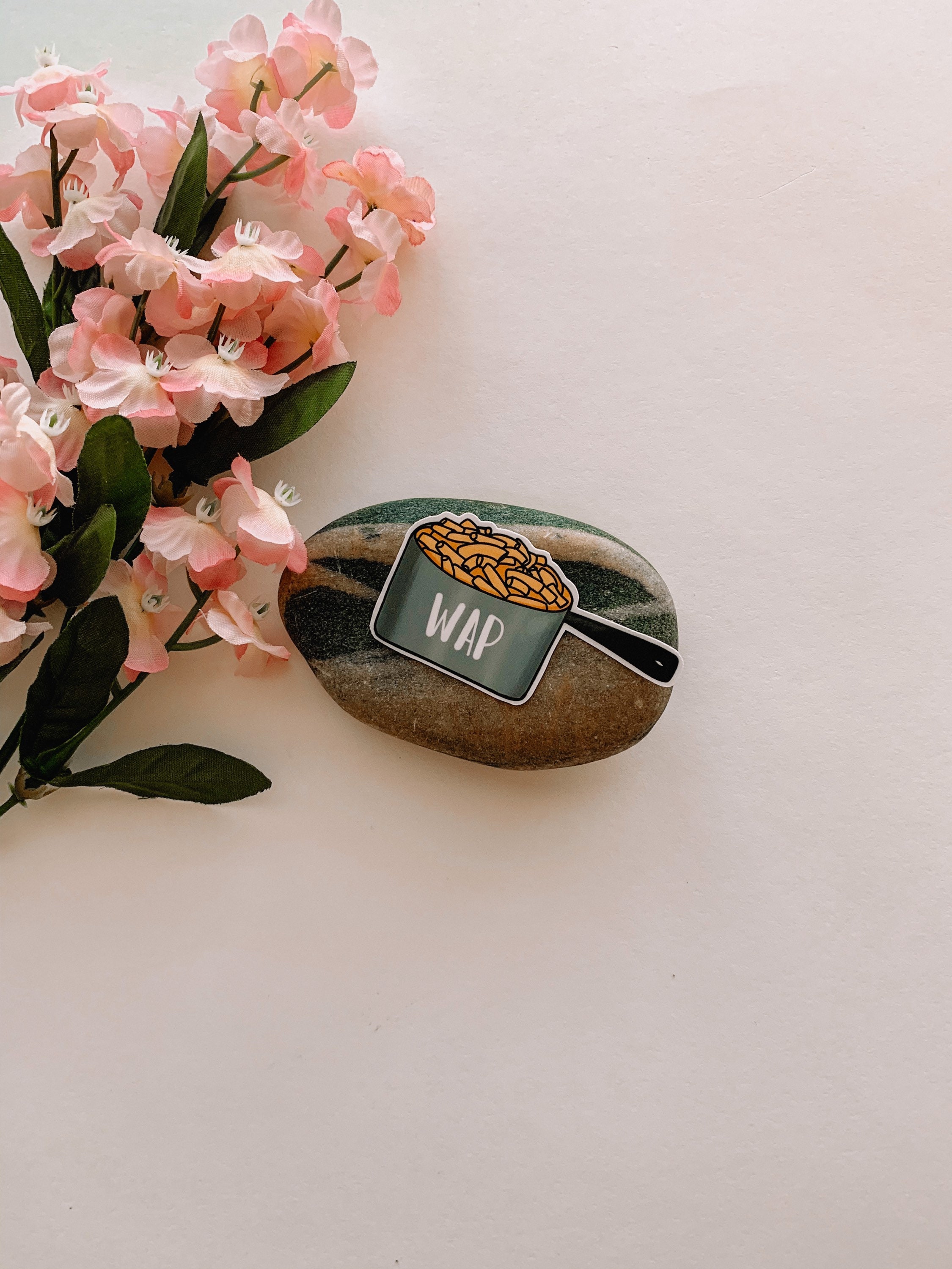 WAP Macaroni in a Pot Vinyl Glossy Waterproof Die Cut Sticker - Etsy