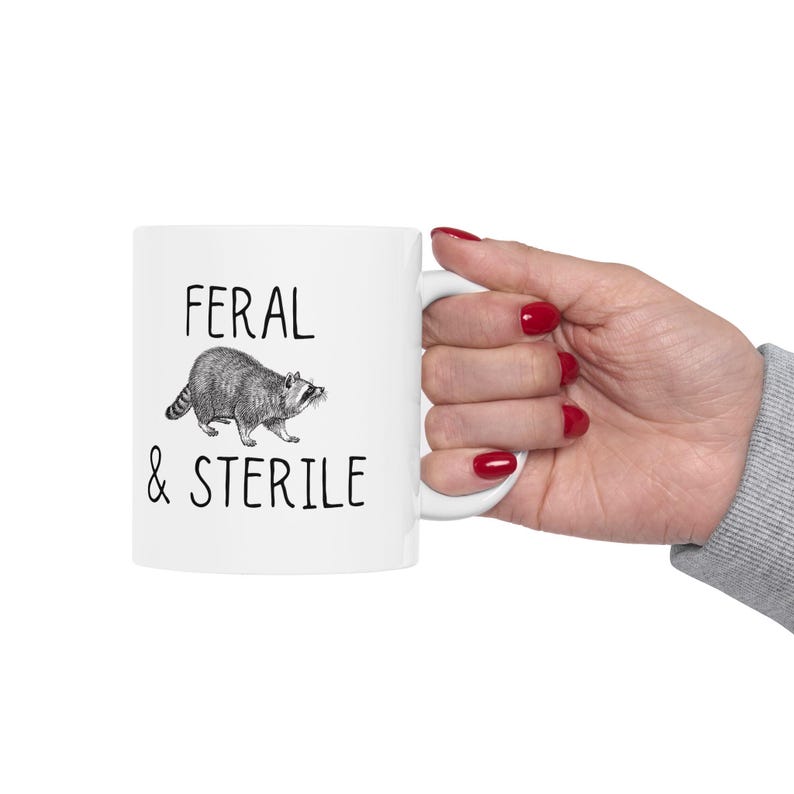 Funny Vasectomy Mug, Feral and Sterile, Vasectomy Survivor, Vasectomy ...