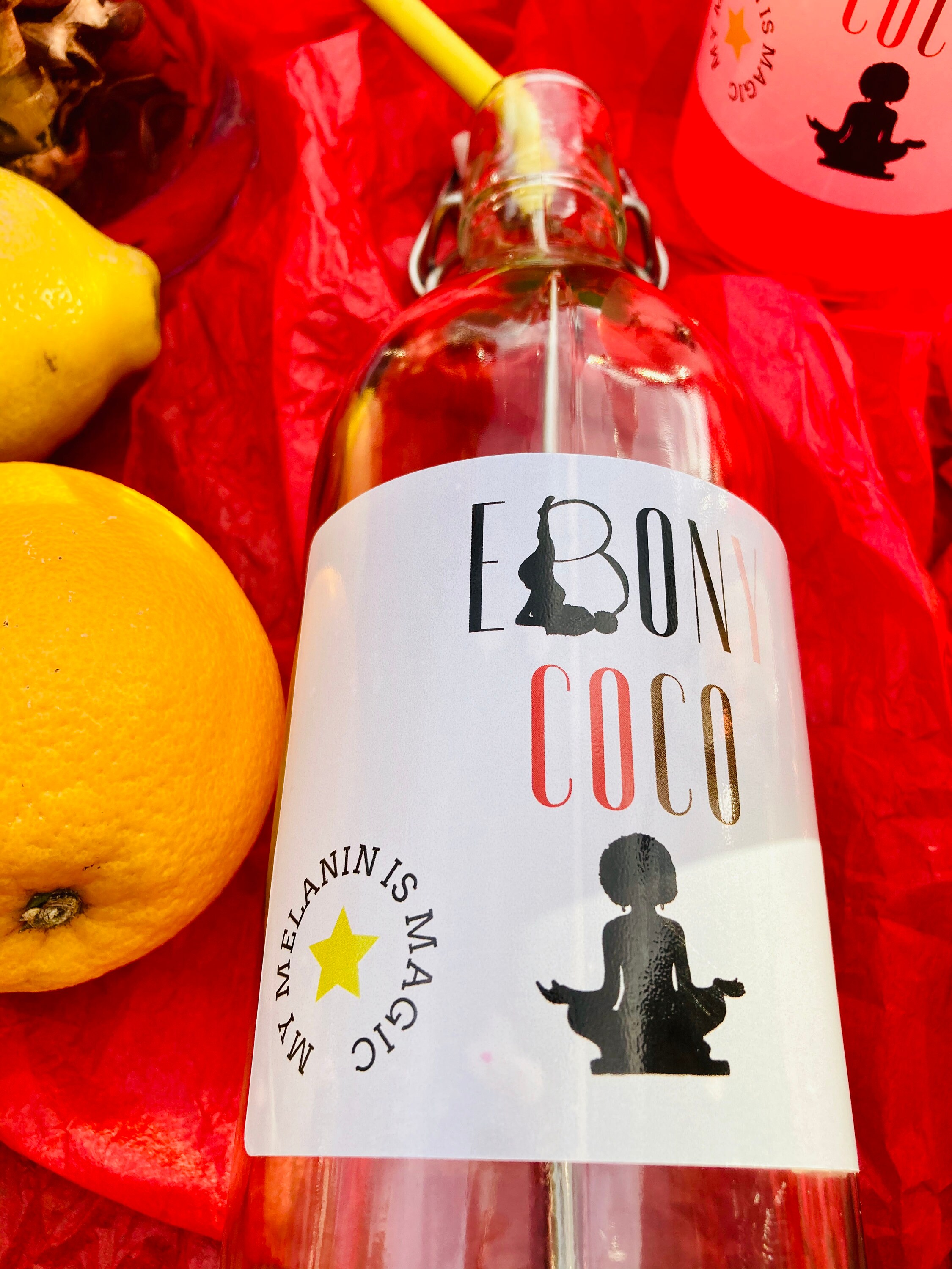 Ebony Coco Glass Bottles 'THE HOMEWARE COLLECTION' - Etsy