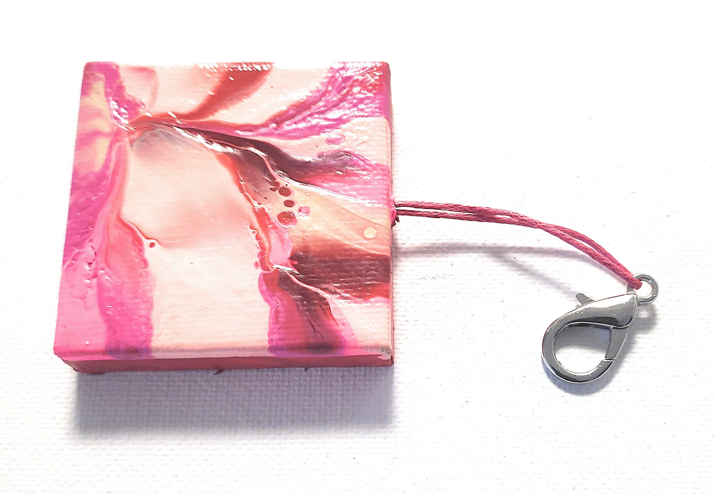 2x2 Acrylic Painting Keychain - Etsy
