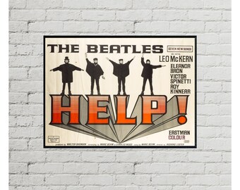Beatles Help Poster | Etsy UK
