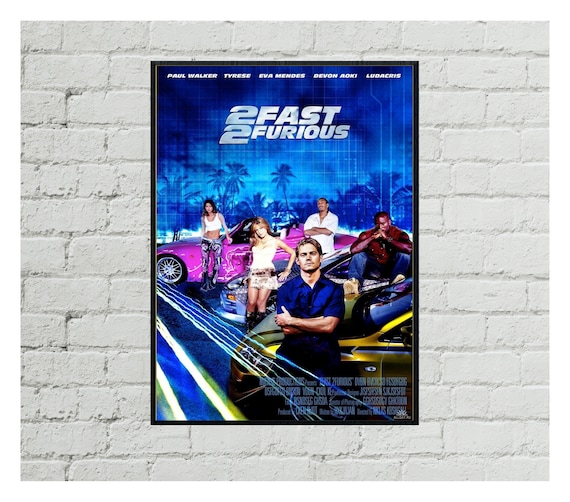 Music & Movie Posters Art & Collectibles Sizes A4,A3,A2, Fast And ...
