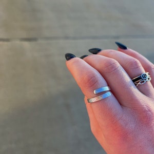 Floral Wrap Ring - Etsy