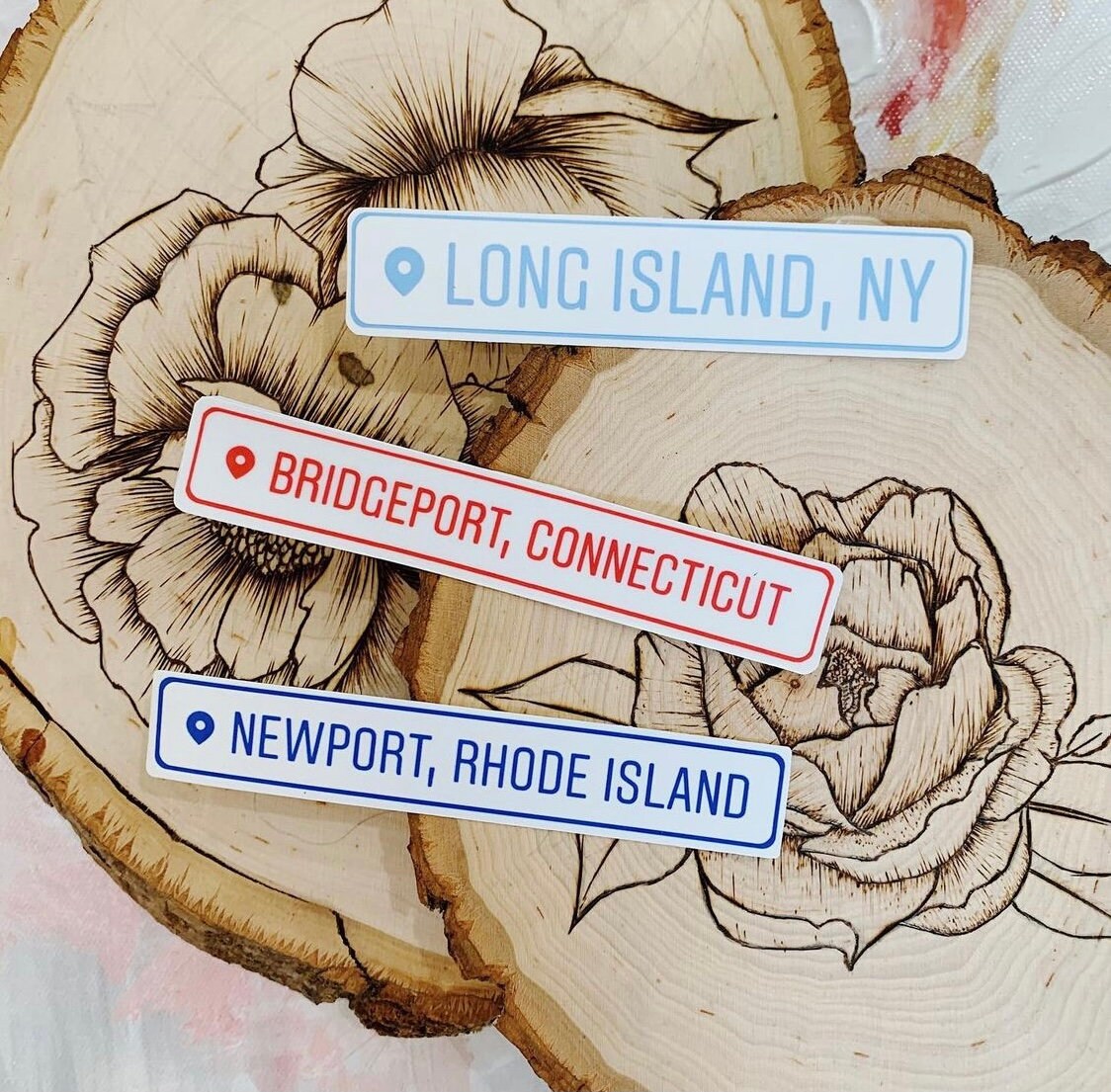 LOCATION TAG STICKER customizable // Instagram Location // | Etsy