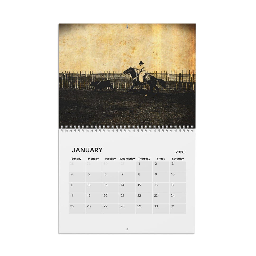 Cowboy Calendar 2026 by Crooked Brim Designs, Cowboy Photography ...