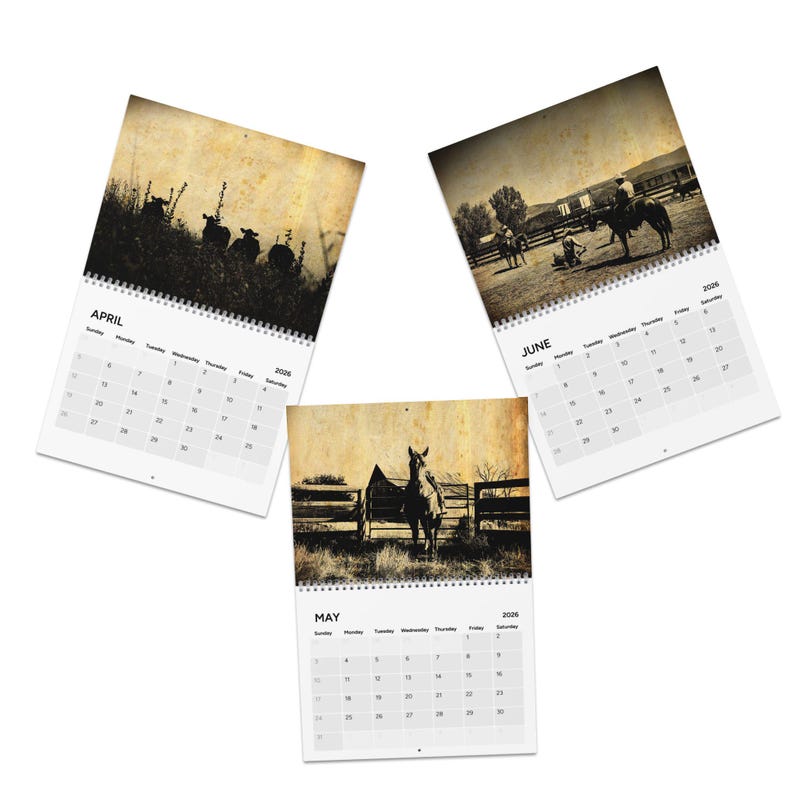 Cowboy Calendar 2026 by Crooked Brim Designs, Cowboy Photography ...