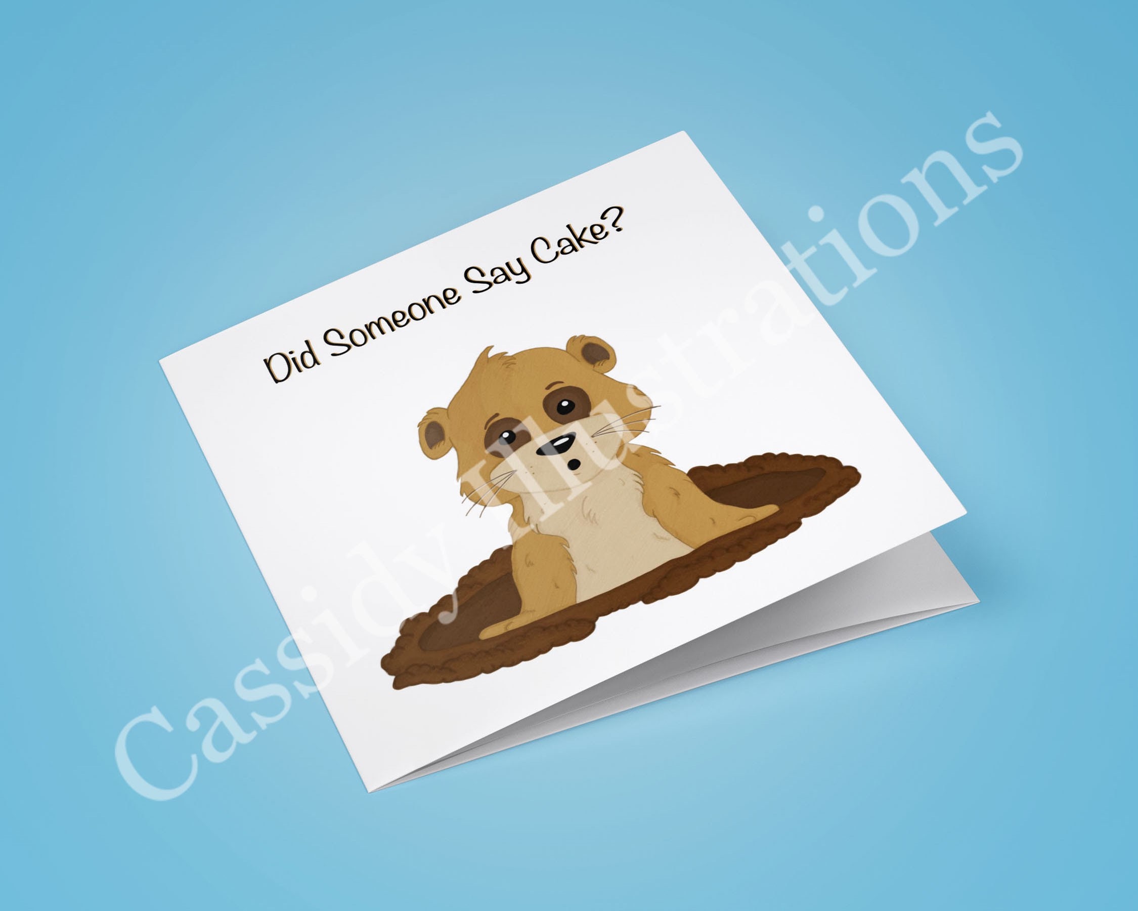 Meerkat/ Meerkats/ Birthday Card/ Meerkat Birthday Card/ Bday Card ...