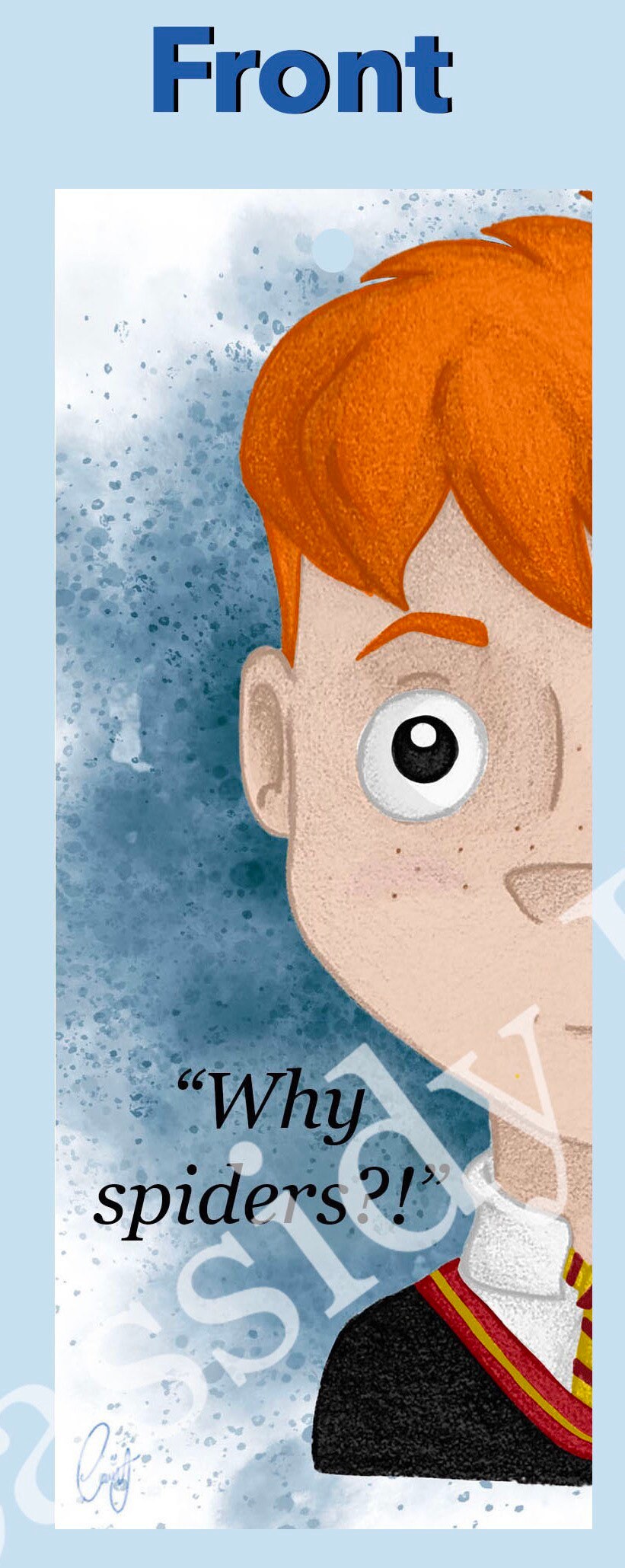 Ron Weasley, Ron, Weasley, Ron Weasley Bookmark, Book, Ron Bookmark ...