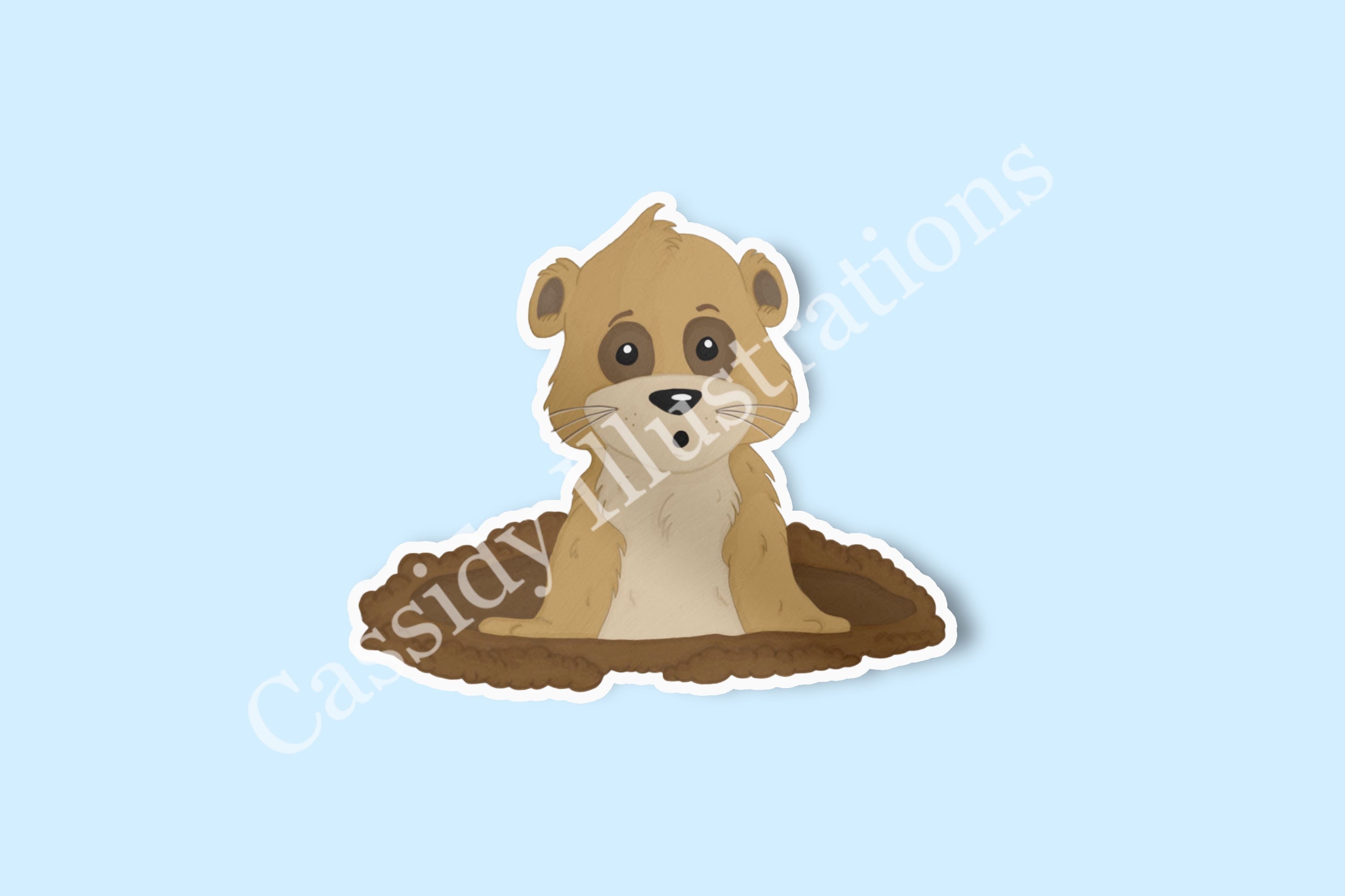 Meerkat/ Cute Meerkat/ Meerkat Sticker/ Sticker/ Cartoon - Etsy UK