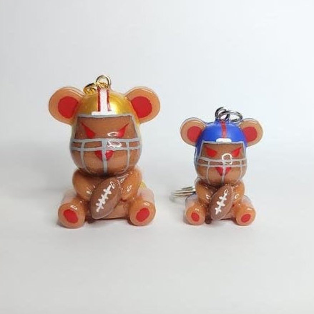 NFL Football Bear Keychains - Etsy