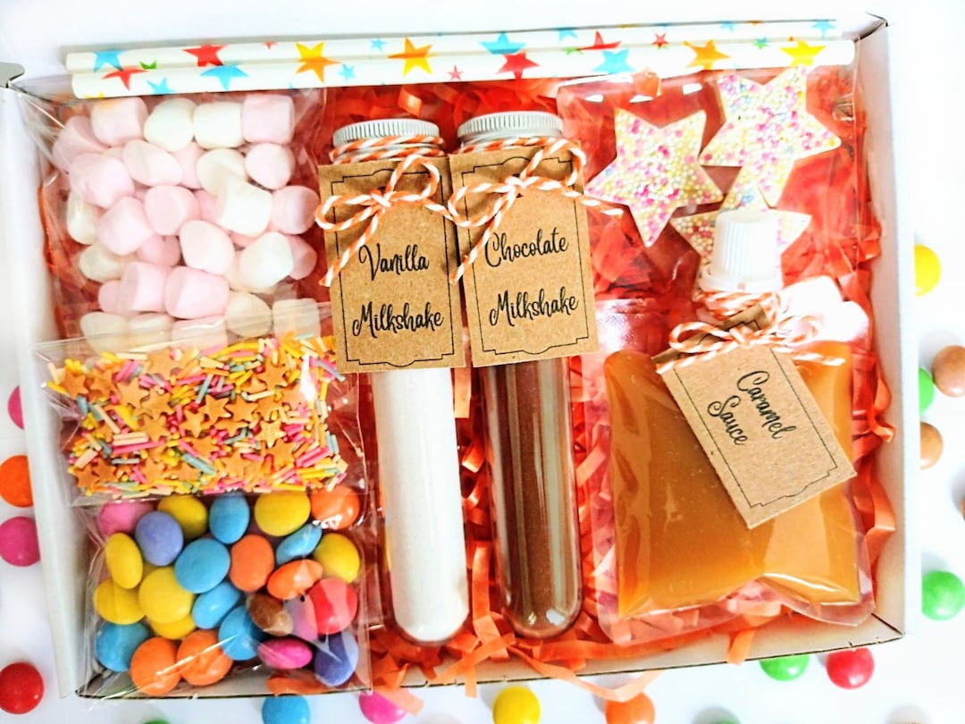 Luxury Milkshake Gift Box Chocolate Vanilla Milkshake Letterbox Gift ...
