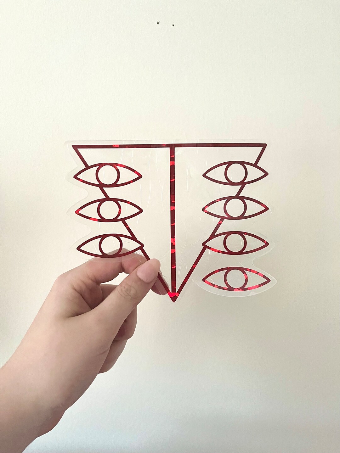 Seele Suncatcher Sticker Neon Genesis Evangelion Holographic - Etsy