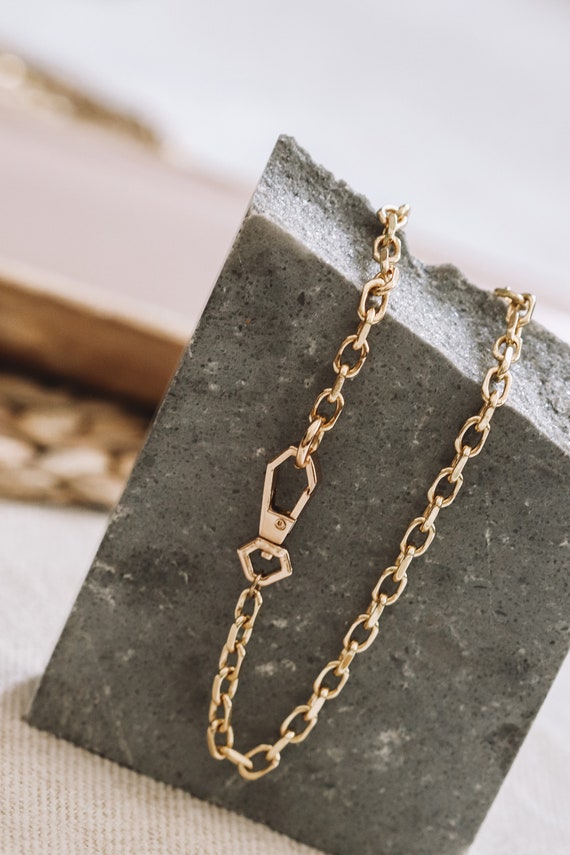 Oversized Link Chain Thick Chain Necklace Open Link | Etsy