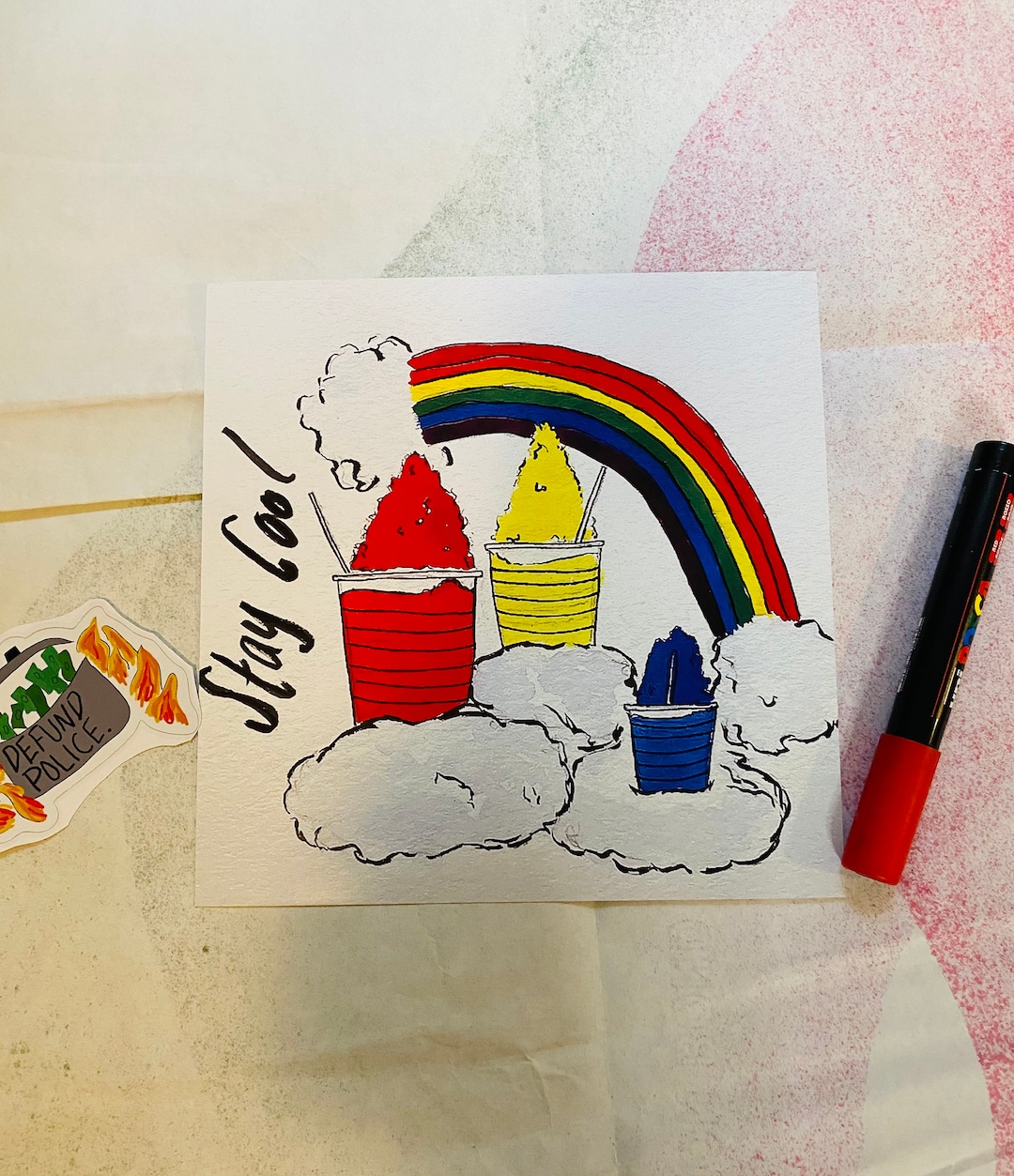 Arte de Puerto Rico Acuarela Piragua print - Etsy España