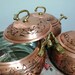 Hand Carved Engraved Casserole Pots, Gorgeous Cookware, Handmade Copper ...