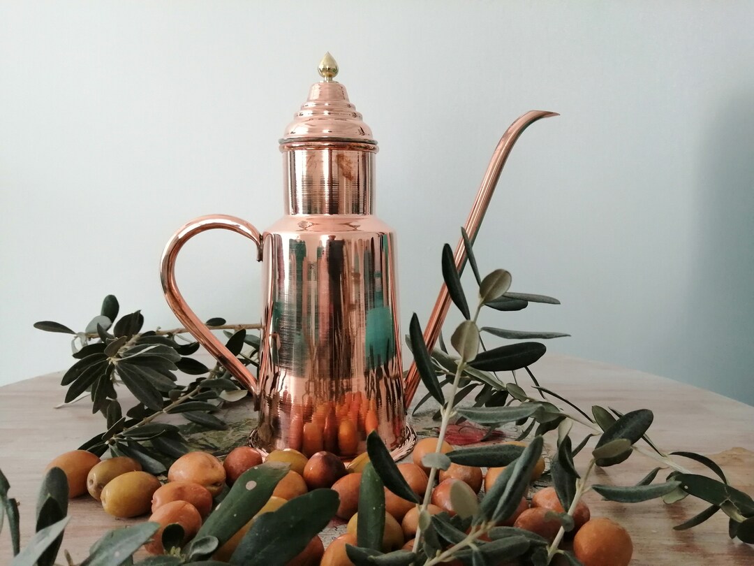 Handmade Copper Oil Container,oil Container,copper Olive Oil Bottle ...