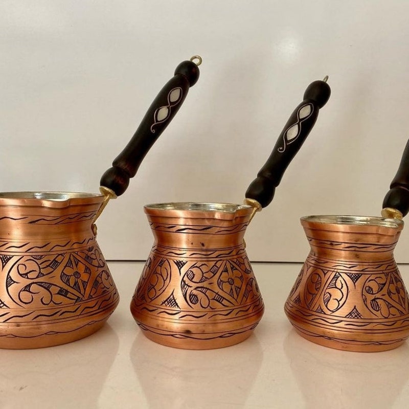 Carved Turkish Coffee Pot - Etsy