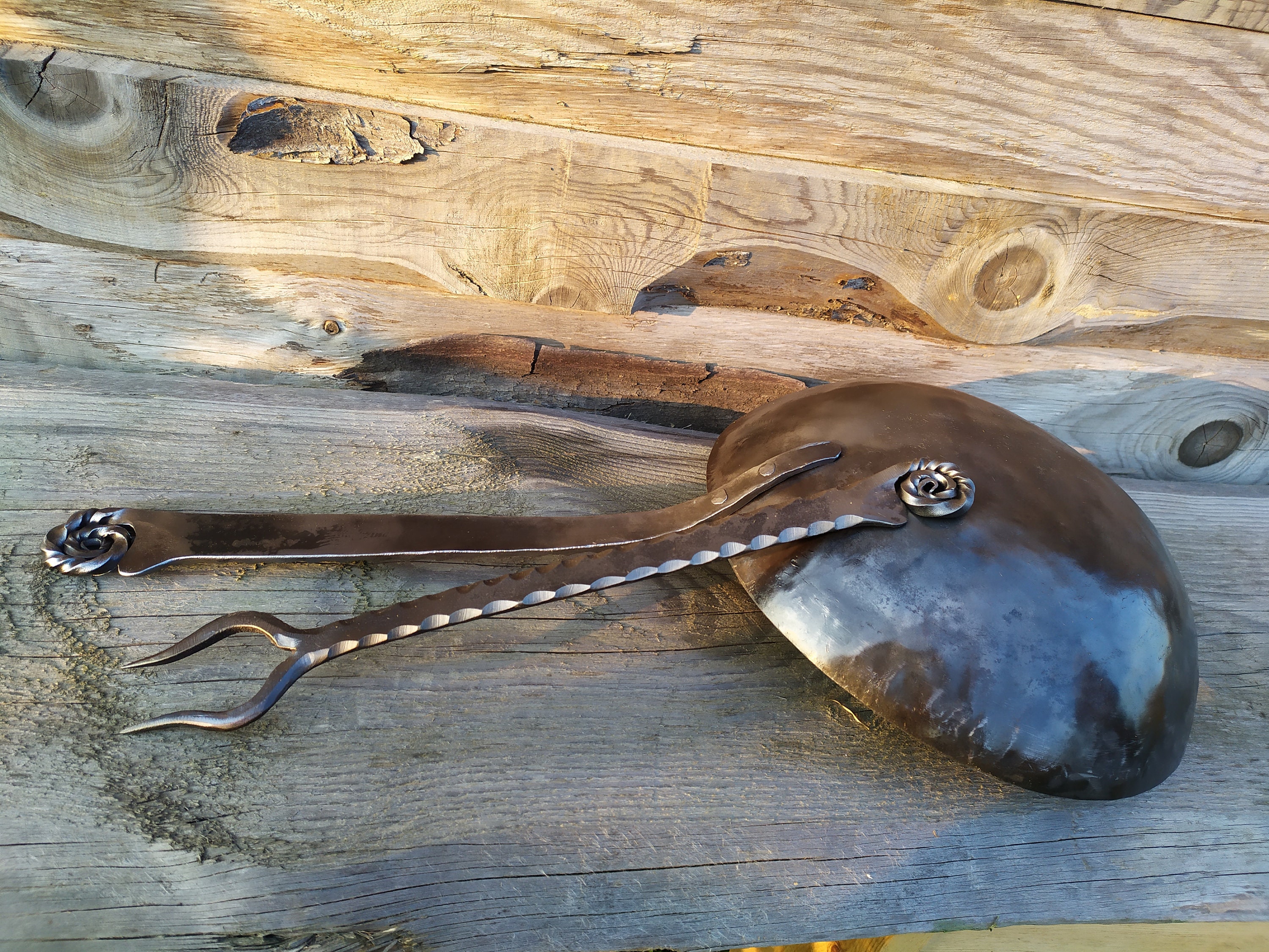 Hand Forged Wok Set Large Handmade Wok Pan Hand Forged | Etsy