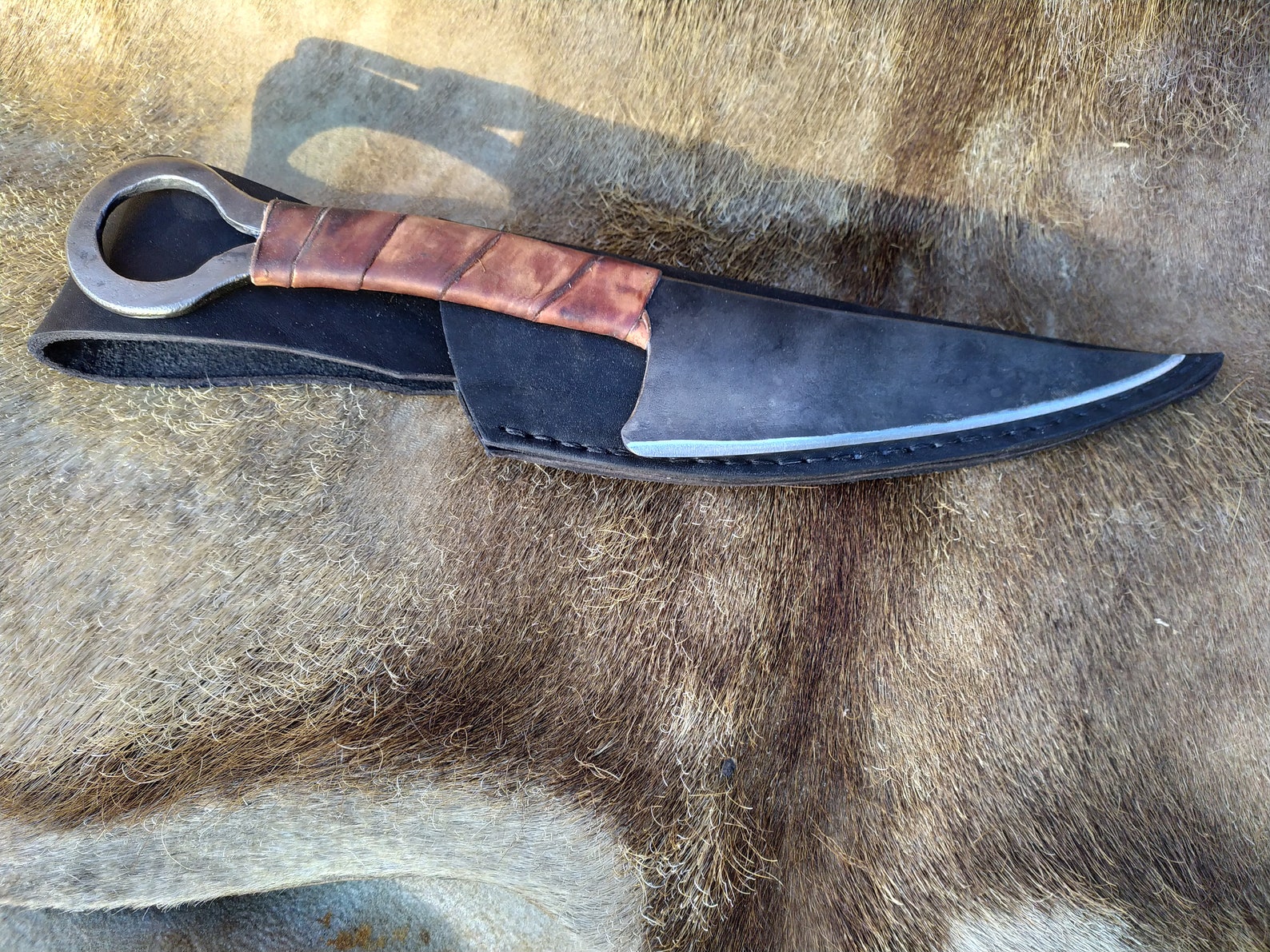 Celtic Knife Hand Forged Celtic Knife Iron Age Knife - Etsy