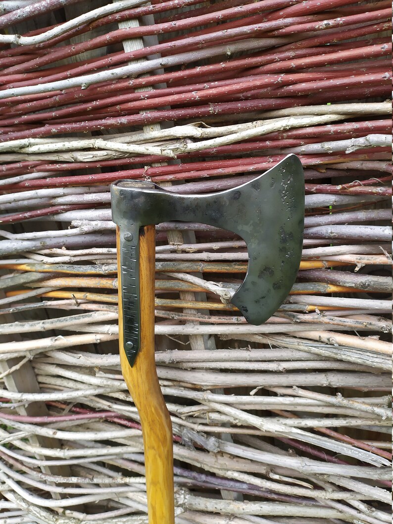 Two Handed Battle Axe Medieval Battle Axe Hand Forged Two | Etsy