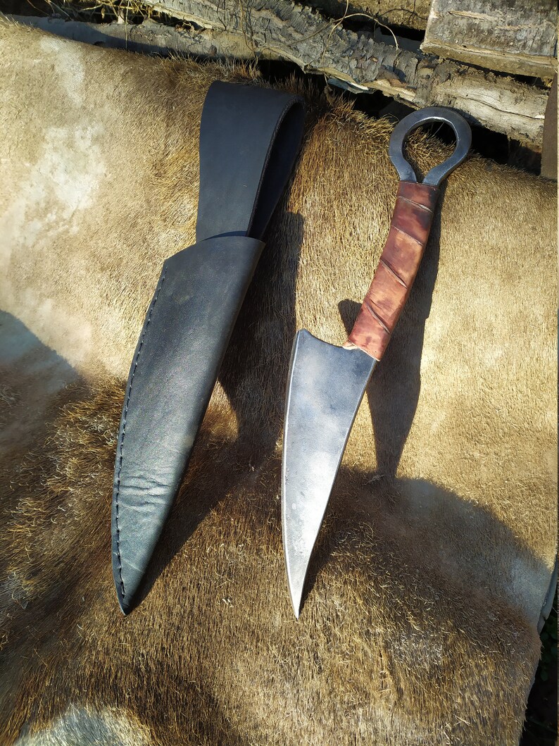 Celtic Knife Hand Forged Celtic Knife Iron Age Knife - Etsy