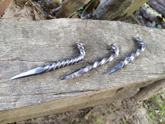Decorative Twisted Spike Coat Hanging Spike Rustic Barn | Etsy