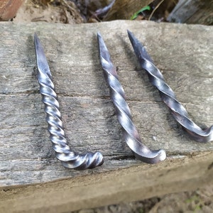 Decorative Twisted Spike, Coat Hanging Spike, Rustic Barn Spike, Coat ...