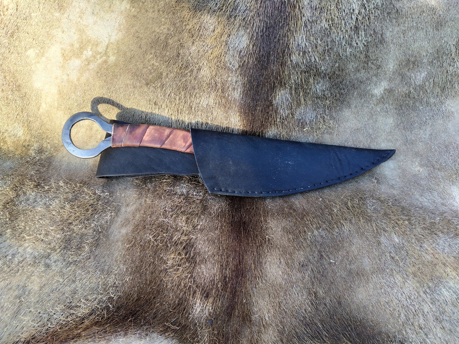 Celtic Knife Hand Forged Celtic Knife Iron Age Knife - Etsy