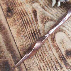 Hand Forged Copper Wand, Pure Hand Made Copper Magic Rod, Copper ...