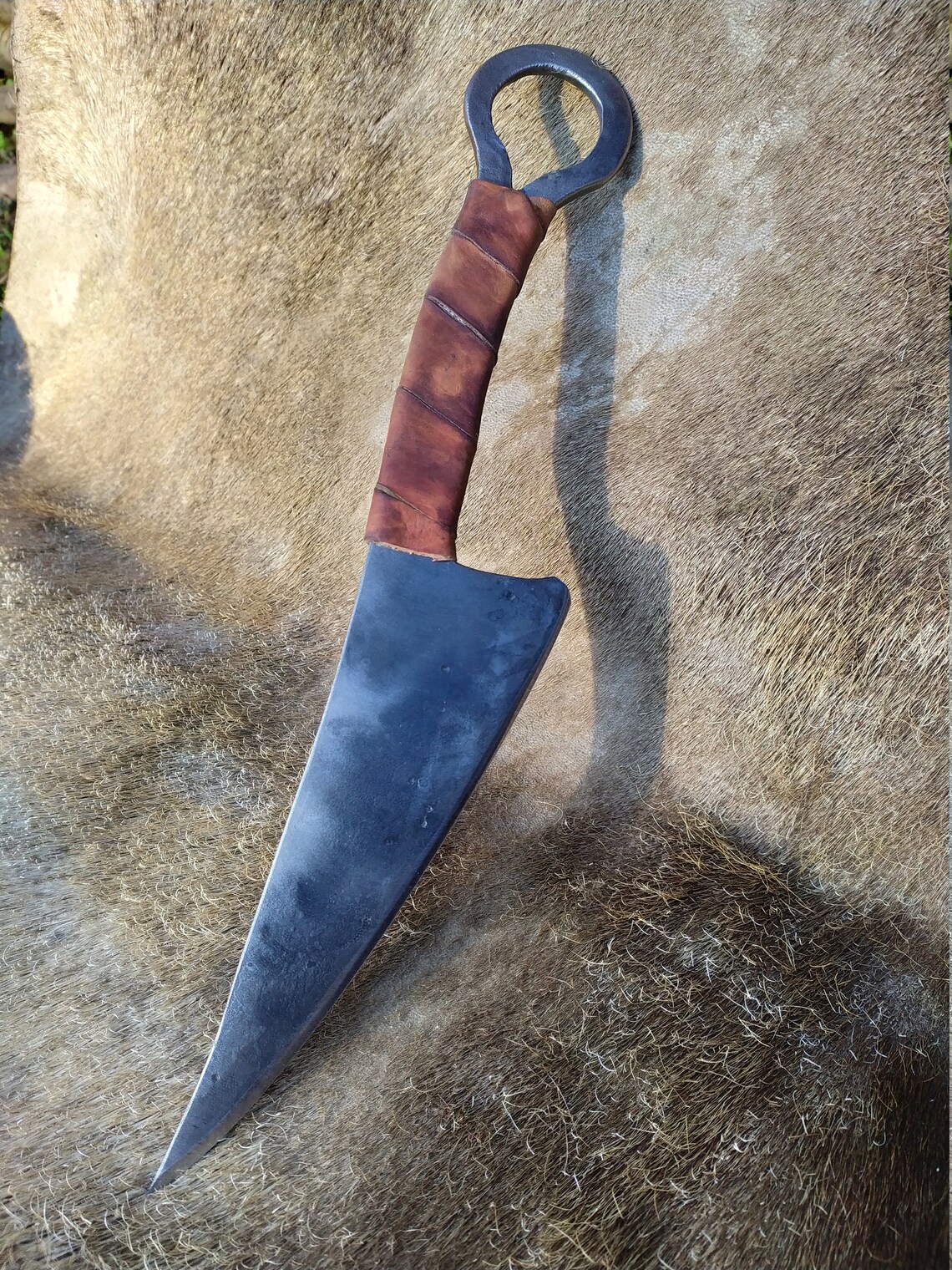 Celtic Knife Hand Forged Celtic Knife Iron Age Knife - Etsy