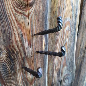 Decorative Twisted Spike, Coat Hanging Spike, Rustic Barn Spike, Coat ...