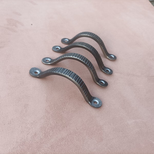 Hand Forged Cabinet Pulls - Etsy