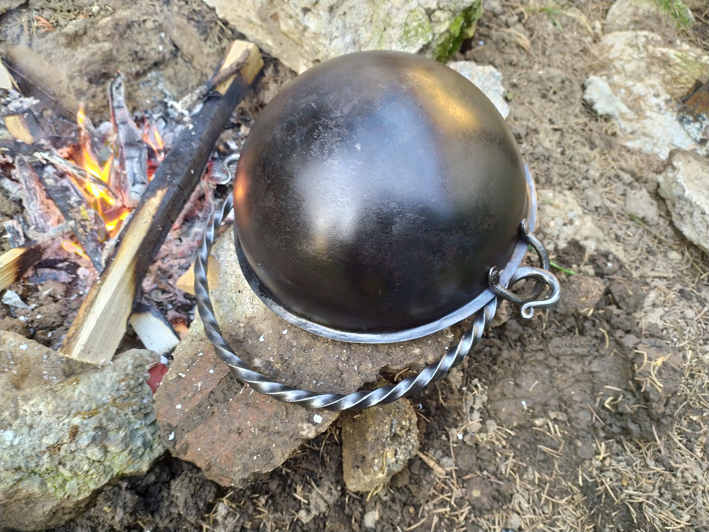 Hand Forged Cauldron Handmade Medieval Cauldron Hand Forged | Etsy ...