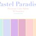 Pastel Procreate Color Palette, 30 Swatches, for Ipad, Instant Download ...