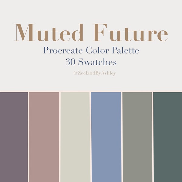 Gray Procreate Palette - Etsy