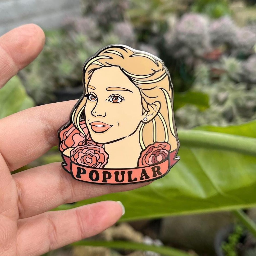 Glinda Wicked Inspired Enamel Pin Ariana - Etsy