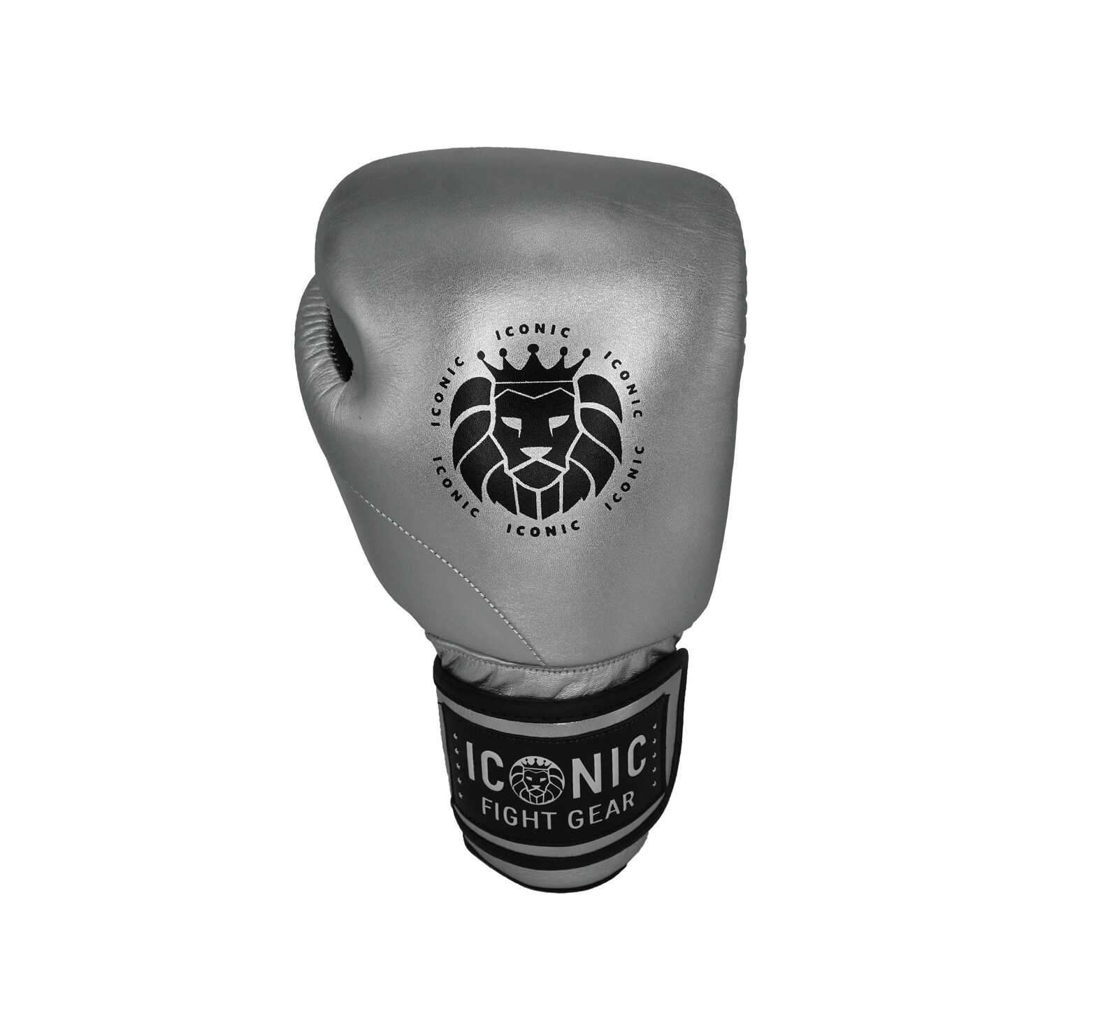 SILVER Boxing Gloves One of a Kind Genuine Leather Gloves | Etsy