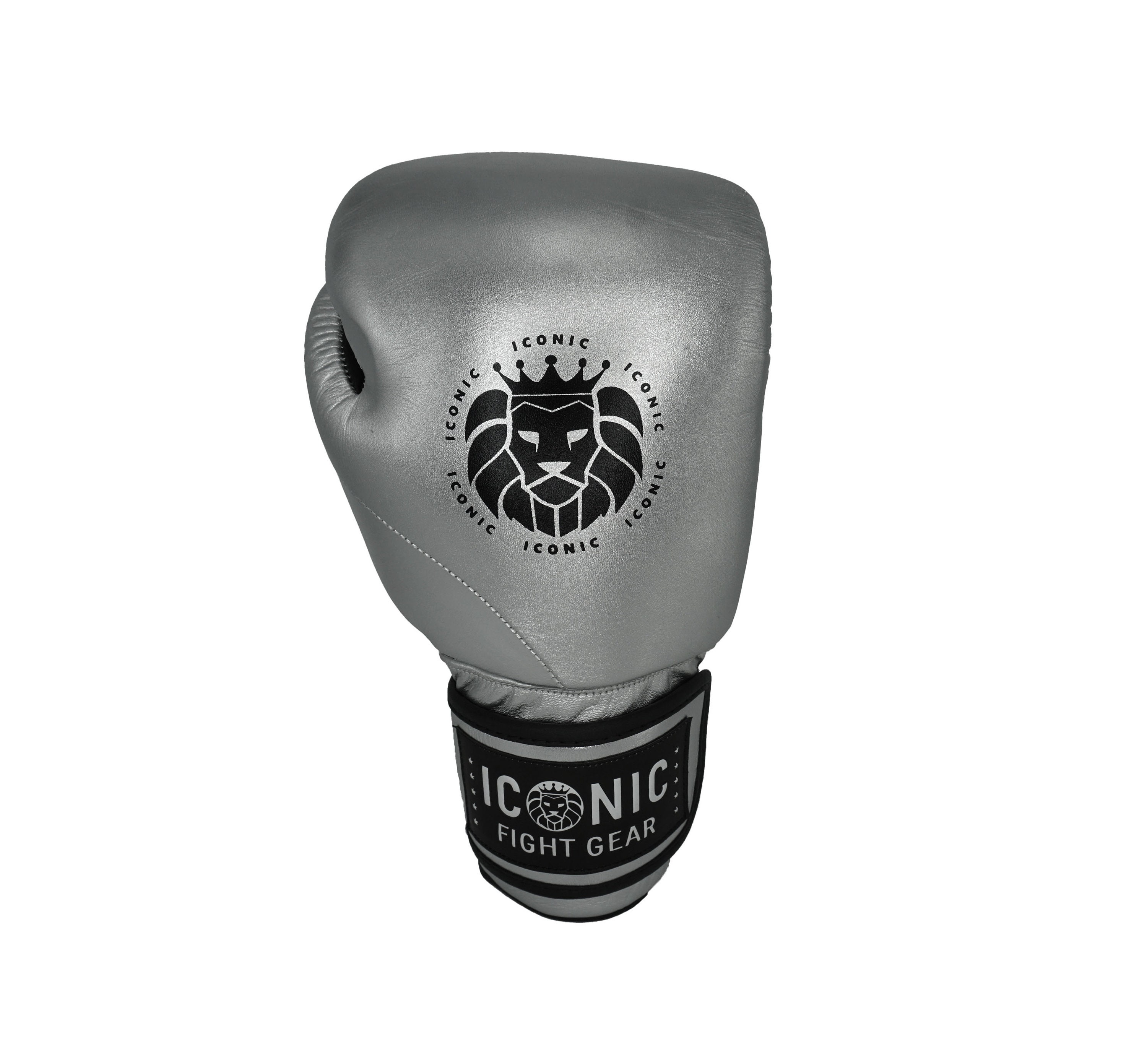 SILVER Boxing Gloves, One of a Kind, Genuine Leather Gloves for Boxing ...