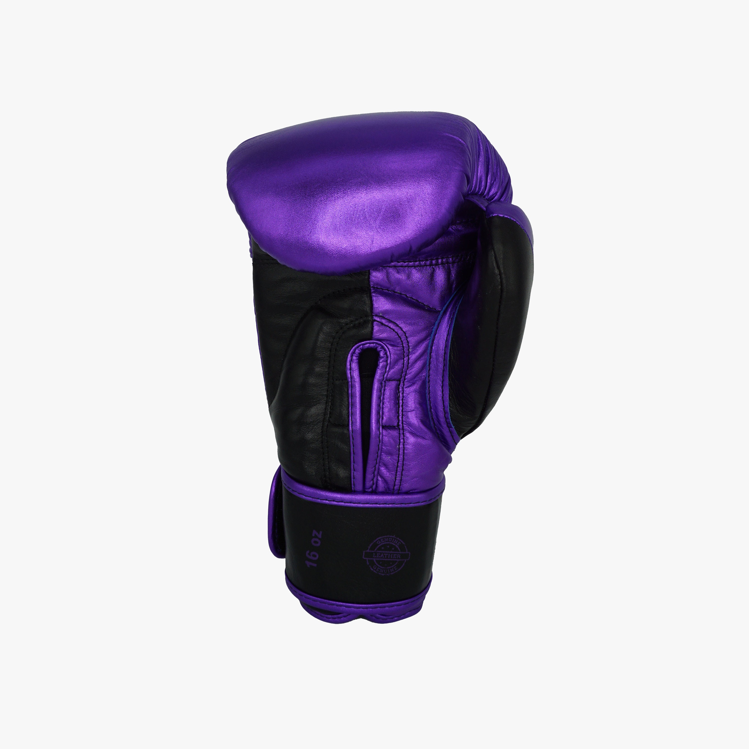Purple / Black Boxing Gloves, One of a Kind, Genuine Leather Gloves for ...
