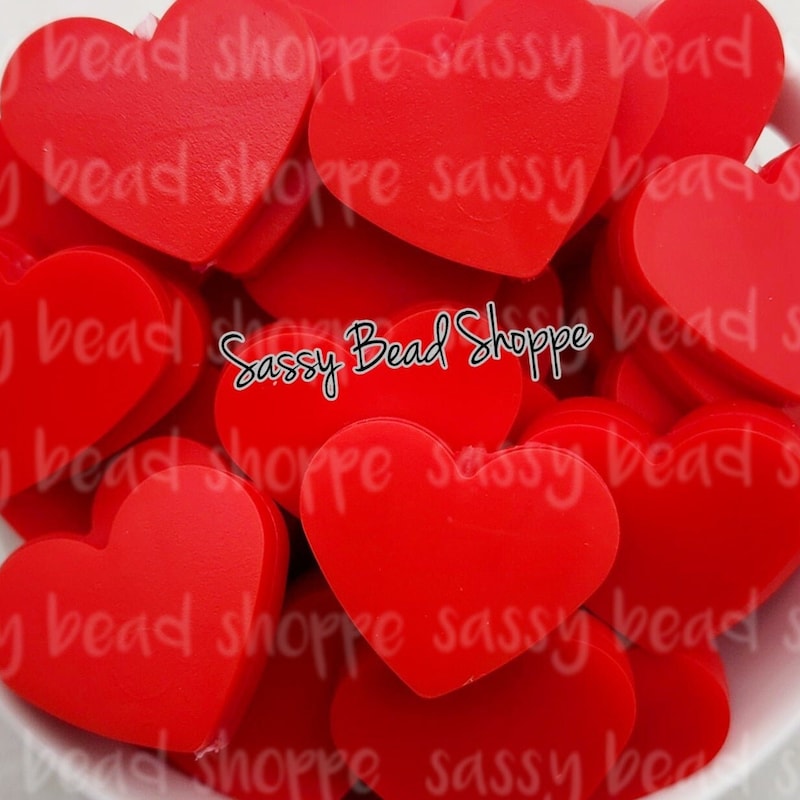 Red Focal Bead - Etsy