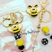 Buzzin Keychain Kit, Bumblebee Beadable Key Chain, Bubble Bee Beaded ...