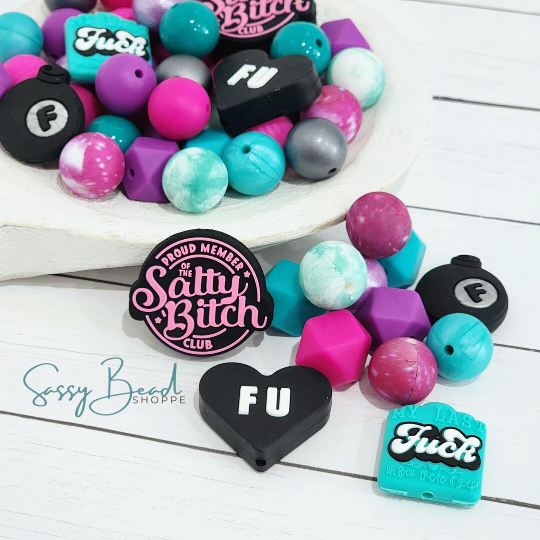 With Love 15mm Silicone Bead Mix Set of 28 ~ Beads for Pens & Crafts - Etsy