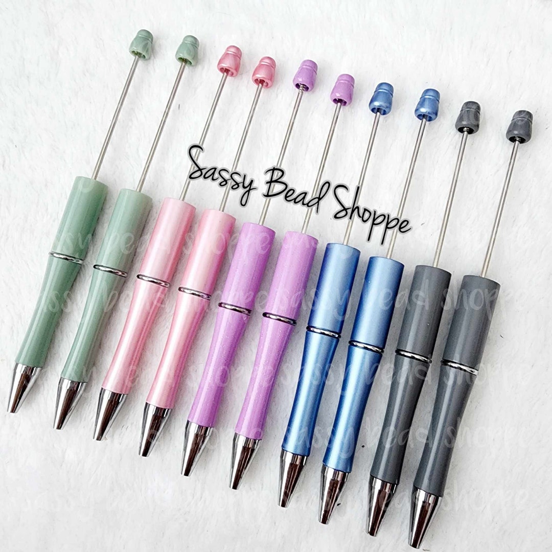 Tide in Love 10 Count Beadable Pen Pack, Beadable Pens Blanks, PLASTIC ...