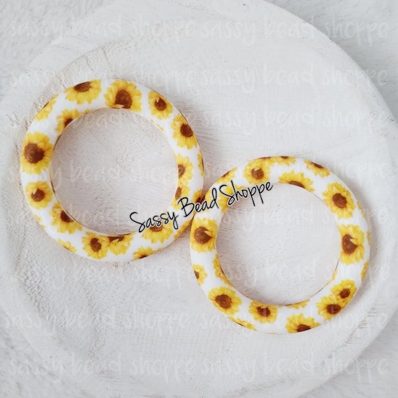 Sunflower silicone ring store