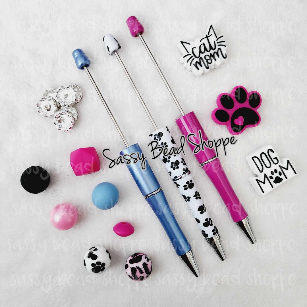 Fur Life 3 Pack Pen Kit, Beadable Pens, Beaded Pens, DIY Craft, Focal ...