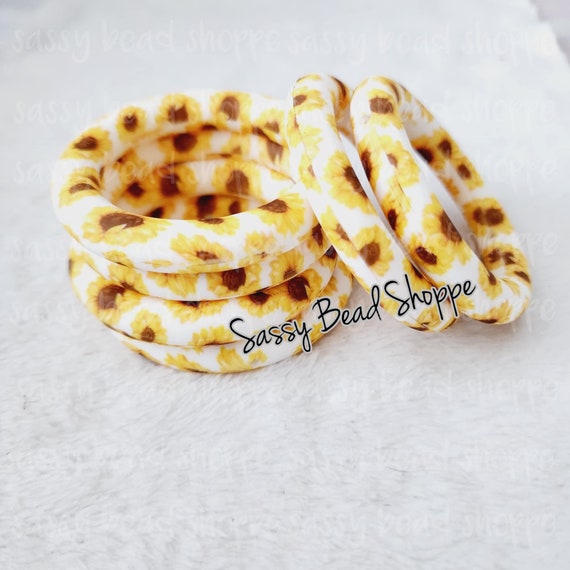 Sunflower silicone ring store