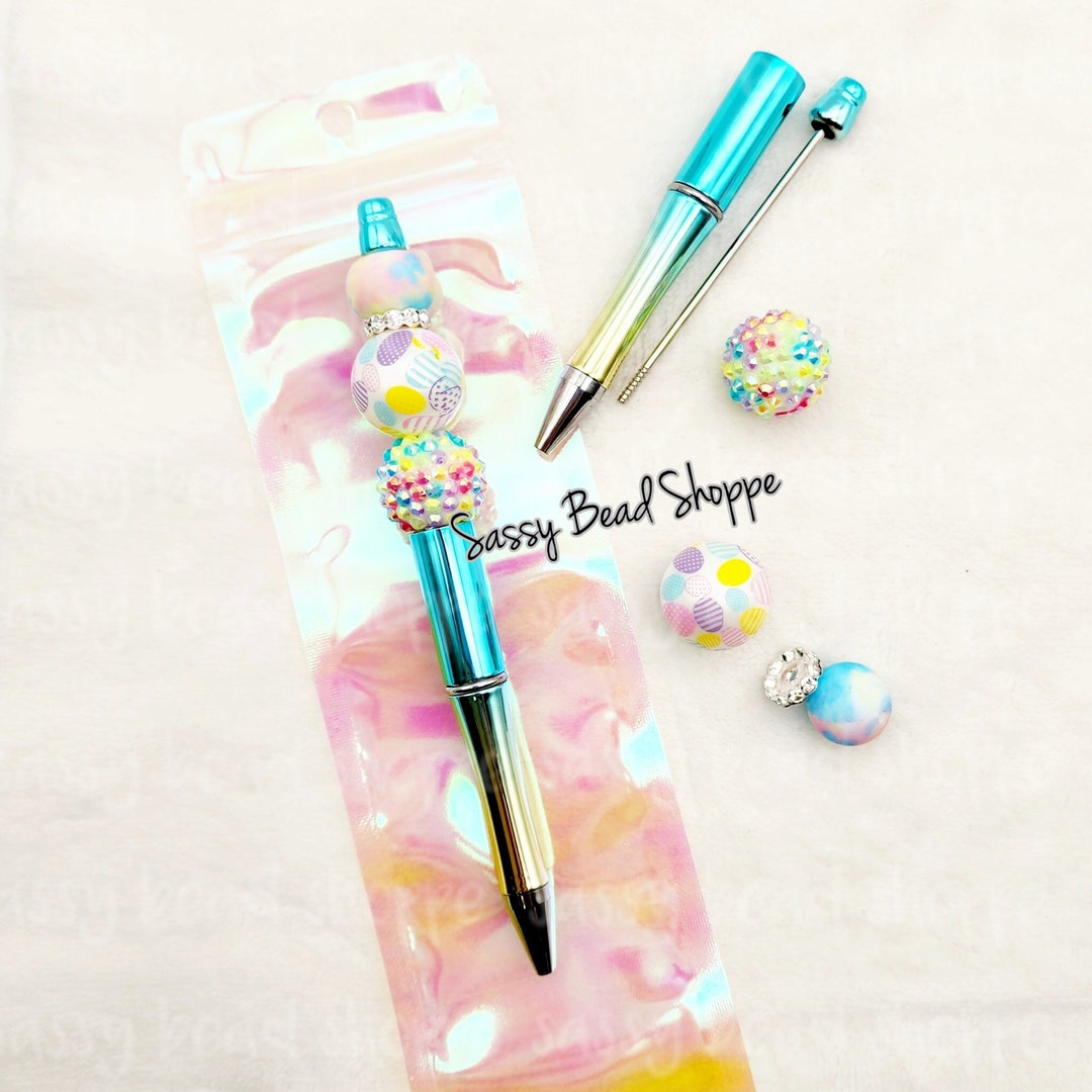 Easter Spring Fling Beadable Pen Kit, Easter DIY Craft PLASTIC Pen Kit ...