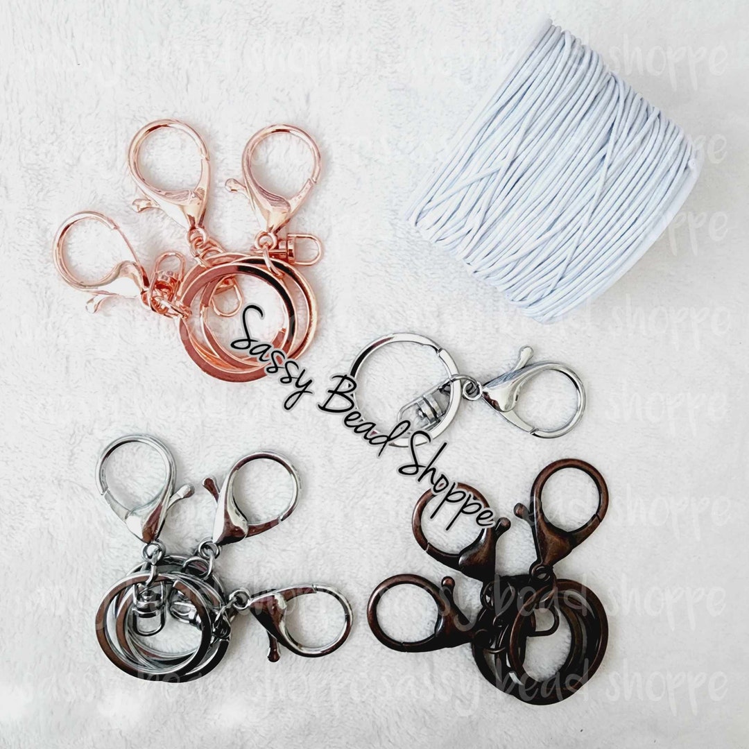 Wristlet Keychain Hardware Kit WC-CSR , 11 Count Wristlet Keychain ...