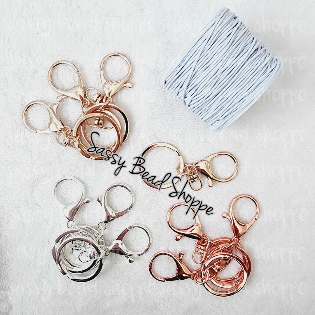Wristlet Keychain Hardware Kit WC-PLR , 11 Count Wristlet Keychain ...