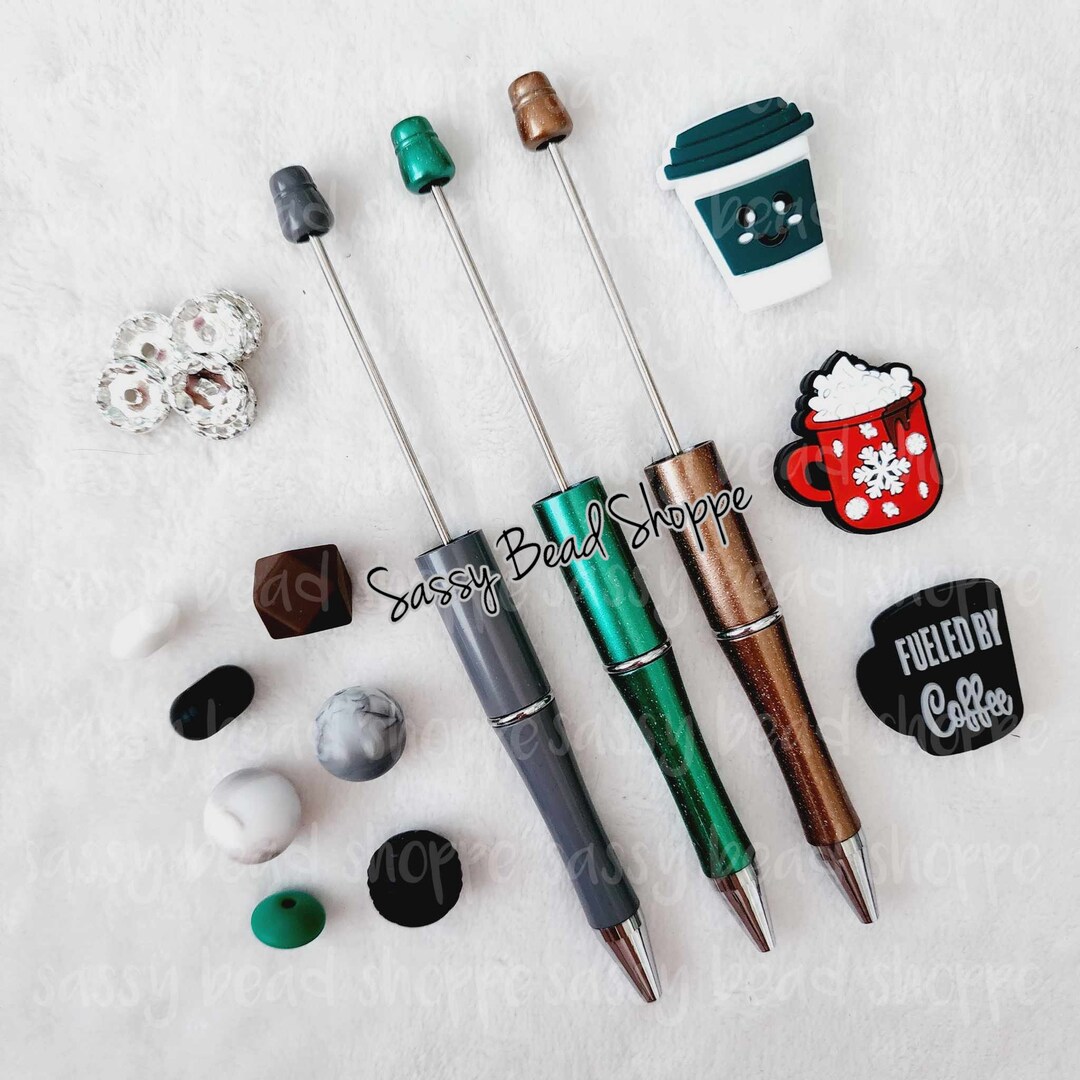 Cocoa Crush 3 Pack Pen Kit, Beadable Pens, Beaded Pens, DIY Craft ...